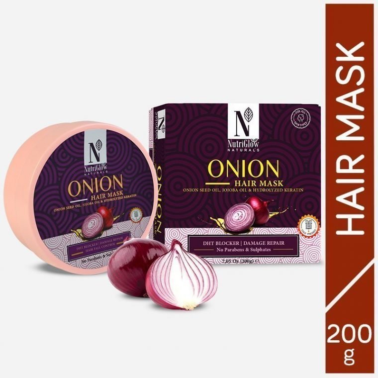 Nutriglow Natural Onion Hair Mask for Hair Fall Control