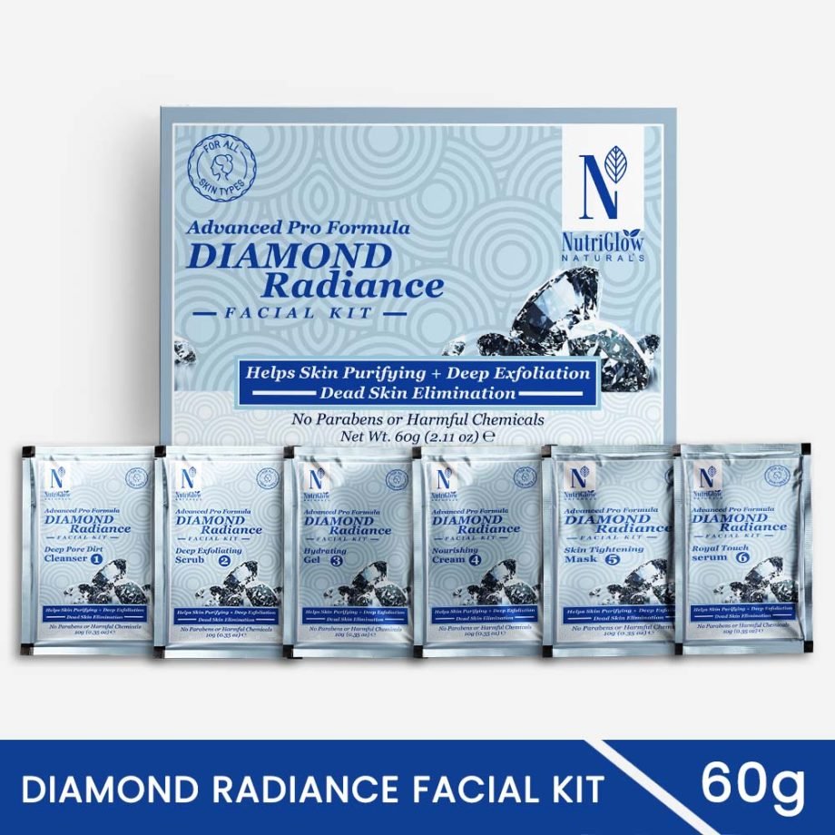 NutriGlow NATURAL'S Advanced Pro Formula Diamond Radiance Facial Kit ...